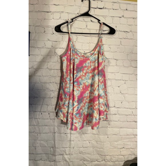 Umgee | Tops | Umgee Brush Stroke Spaghetti Strap Flowy Shirt | Poshmark